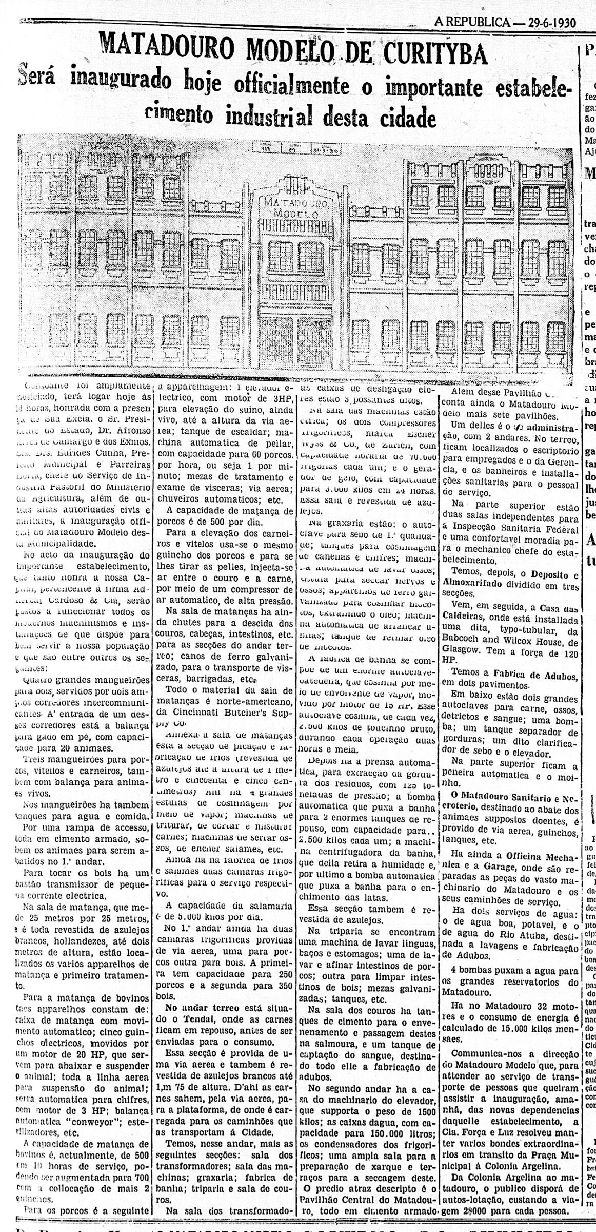 Da intenção à construção: Matadouro Modelo de Curityba | Memória Urbana